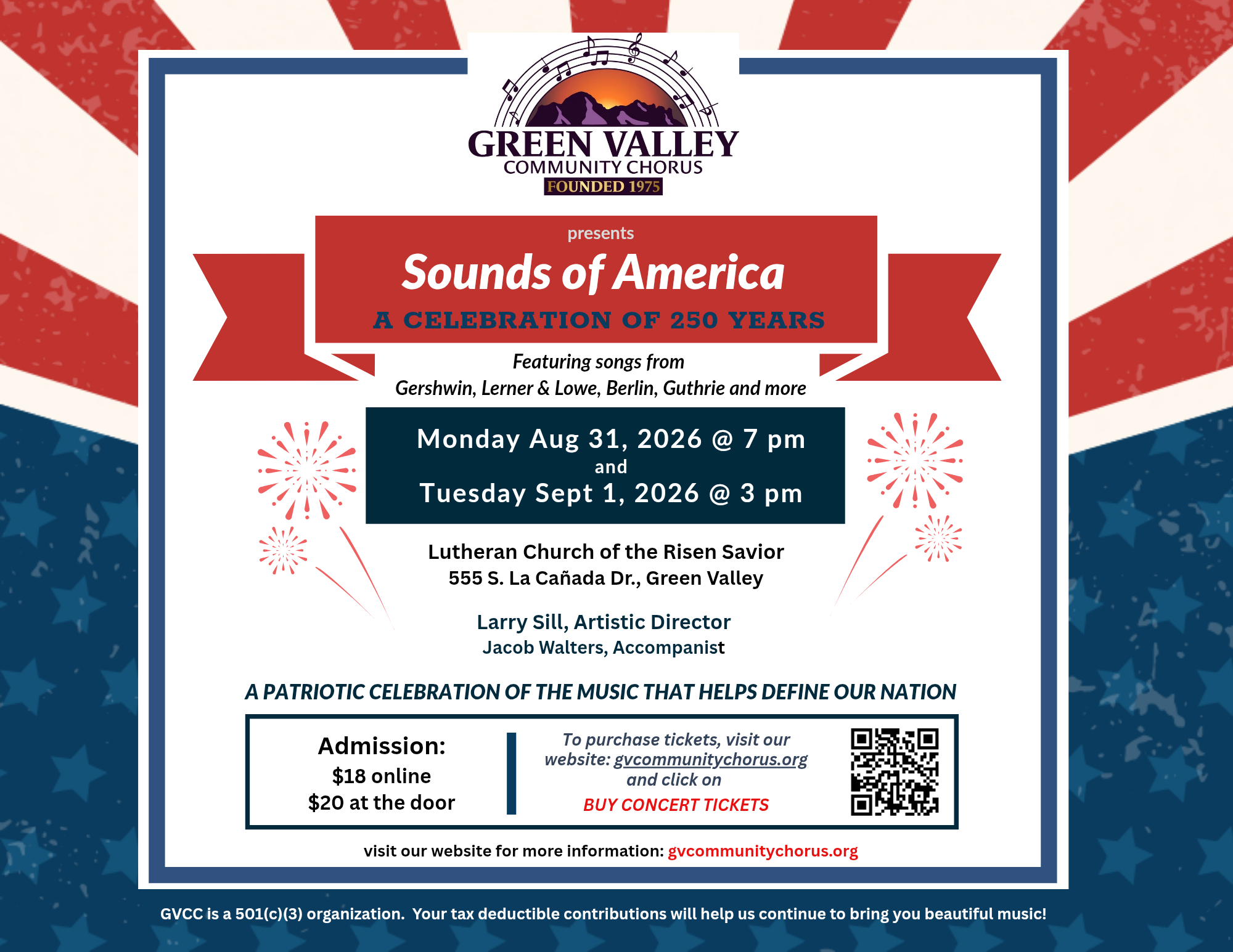 Performance Season – Green Valley Community Chorus
