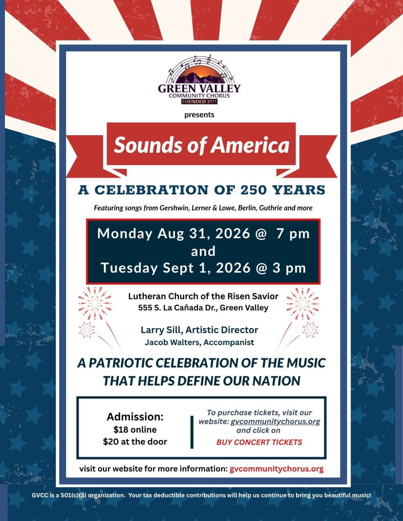 Performance Season – Green Valley Community Chorus